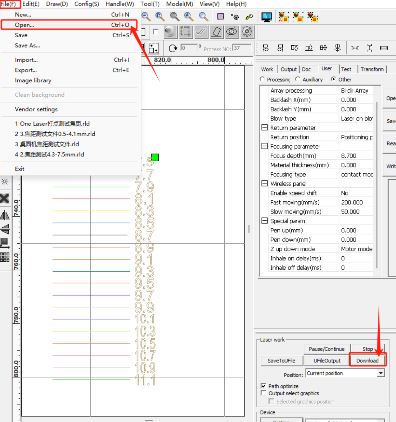 How to Test the Optimal Laser Focal Length | Onelaser Wiki